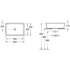 Раковина Villeroy & Boch Architectura 41276001 (артикул SC-119281 ...