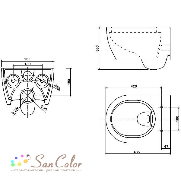 Инсталляция Geberit Duofix 458.162.21.1 + унитаз SSWW CT2038 (CT4455 ...