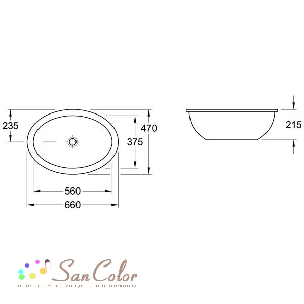Раковина Villeroy & Boch Loop&Friends 61613001 (артикул SC-119219 ...