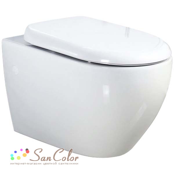 Унитаз подвесной BelBagno Sfera-R безободковый (артикул SC-120541 ...