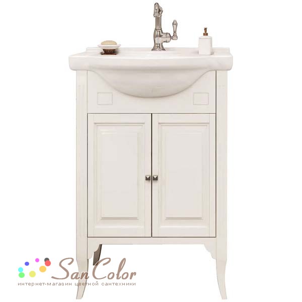 Тумба с раковиной Opadiris Глория 55 слоновая кость (артикул SC-120597) — цена, купить ...