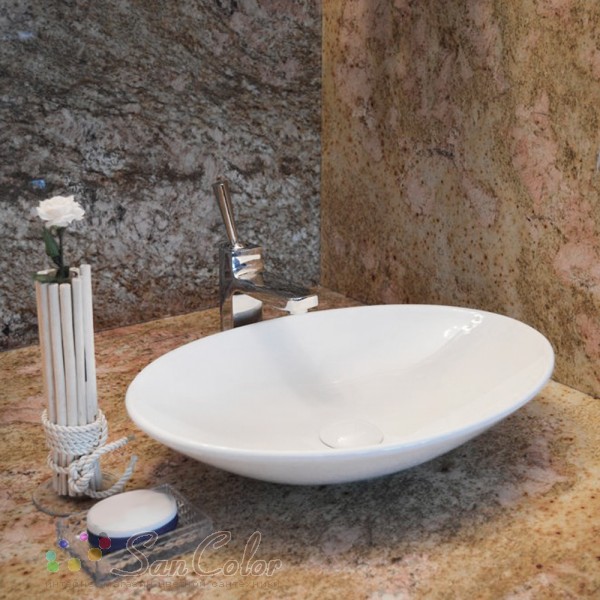 Раковина накладная CeramaLux 9022 (артикул SC-144694) — цена, купить сантехнику в интернет ...