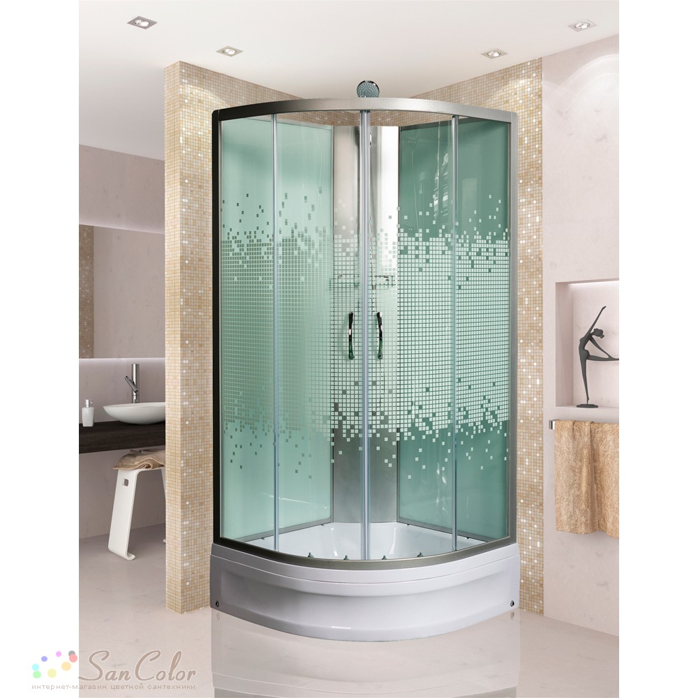 Душевая кабина Мономах 90/24 без крыши (артикул SC-152076) — цена ...