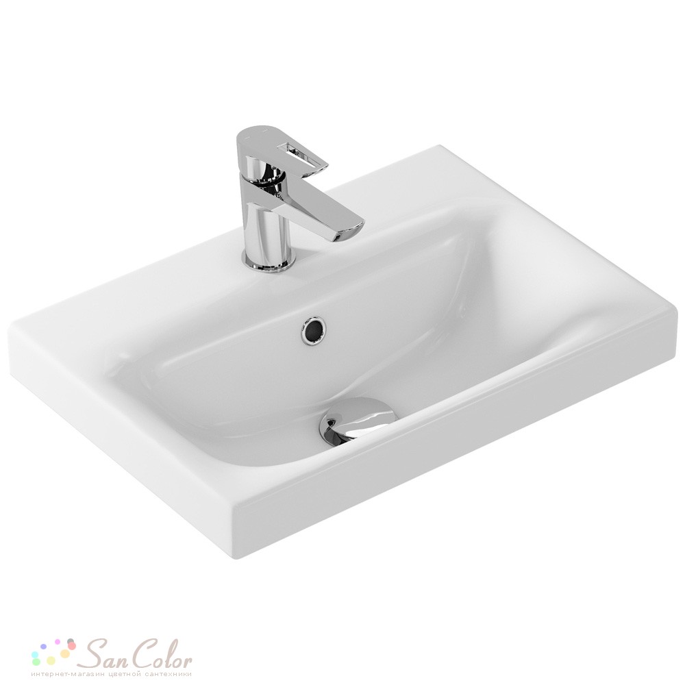 Тумба с раковиной Cersanit Moduo Slim 50 (артикул SC-166423) — цена ...