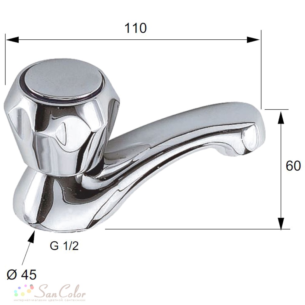 Кран для раковины Remer Export 15EX (артикул SC-166873) — цена, купить ...