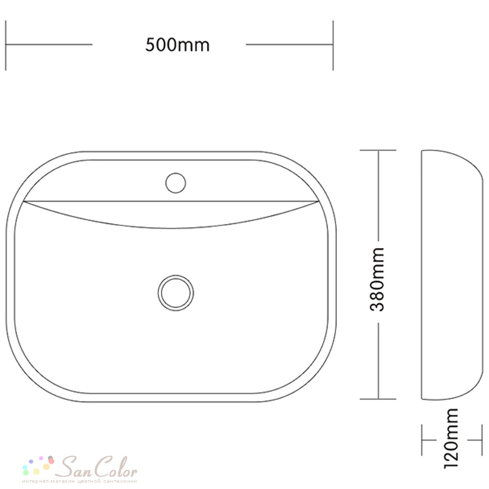 Раковина накладная Cerutti CR0076 (артикул SC-171394) — цена, купить сантехнику в интернет ...