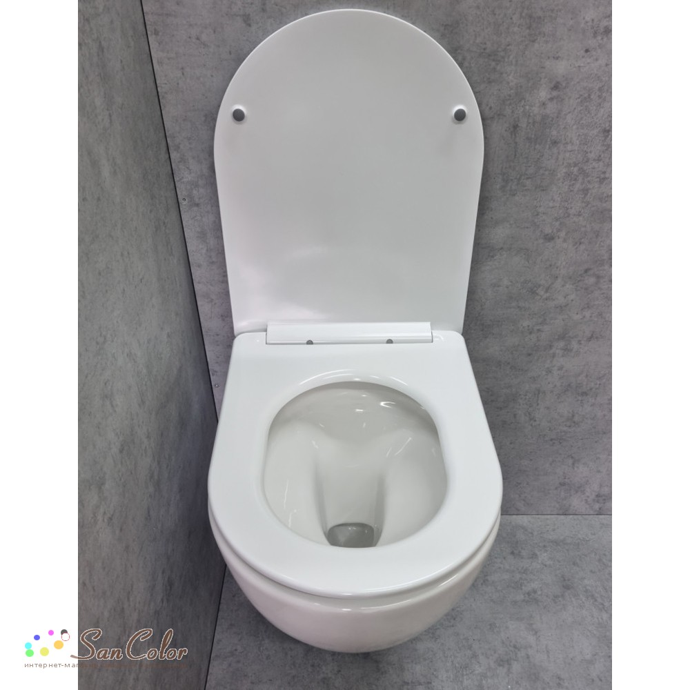 Унитаз подвесной CeramaLux TR2196 безободковый торнадо (артикул SC-171633) — цена, купить ...