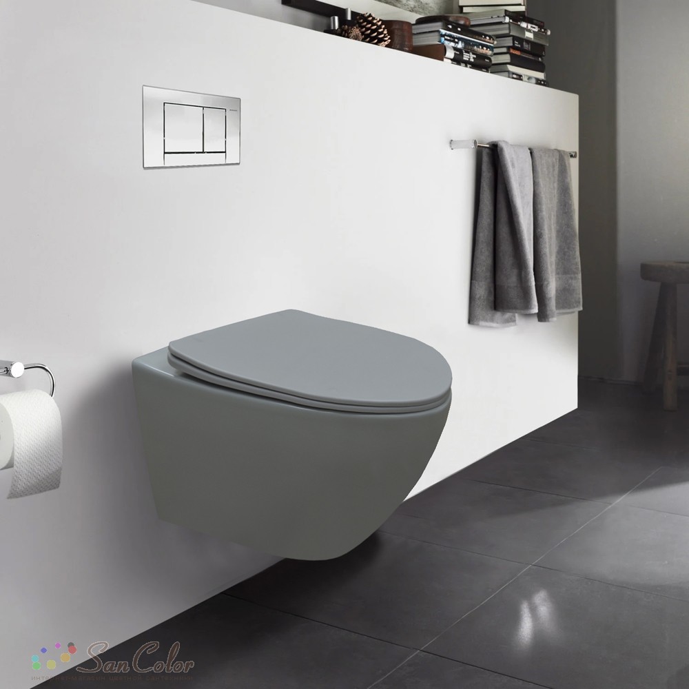 Унитаз Azario Grado AZ0046SPMDG безободковый (артикул SC-175902) — цена ...