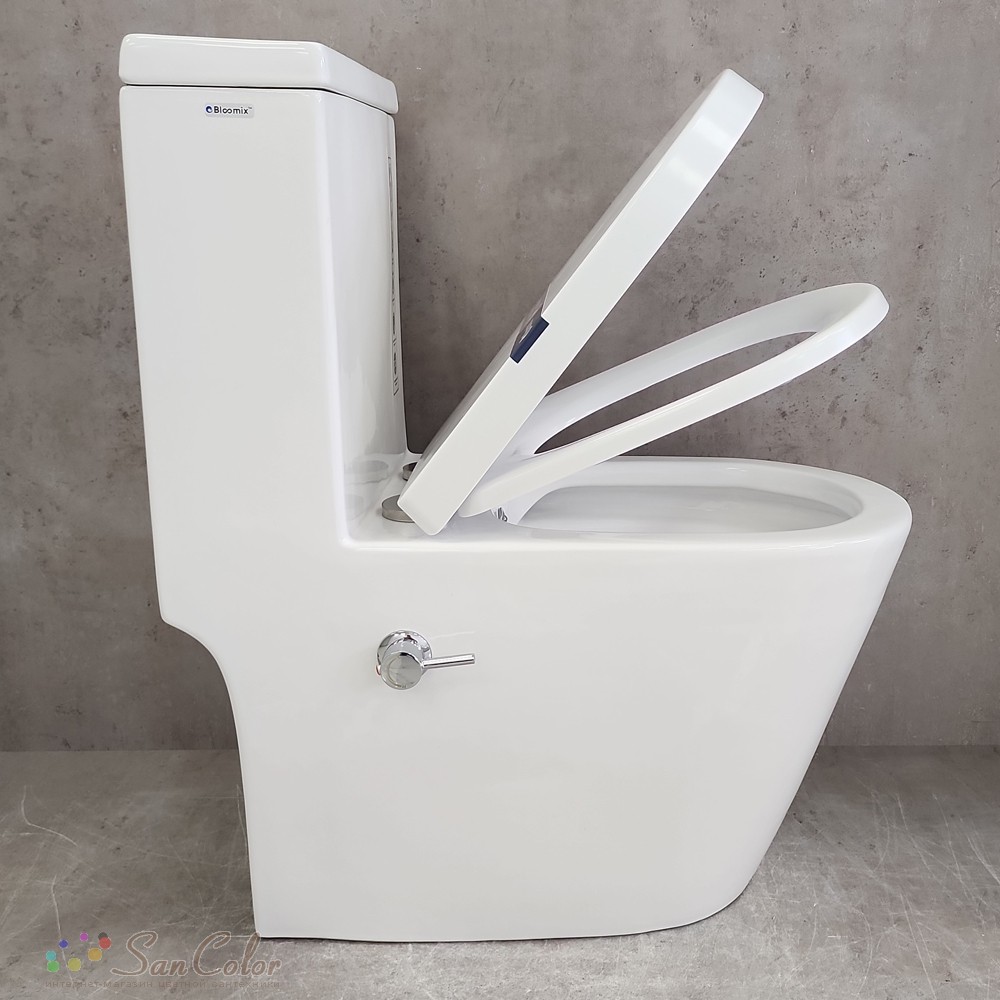 Унитаз Bloomix Mono CH5075SB/UF2 моноблок безободковый с функцией биде ...