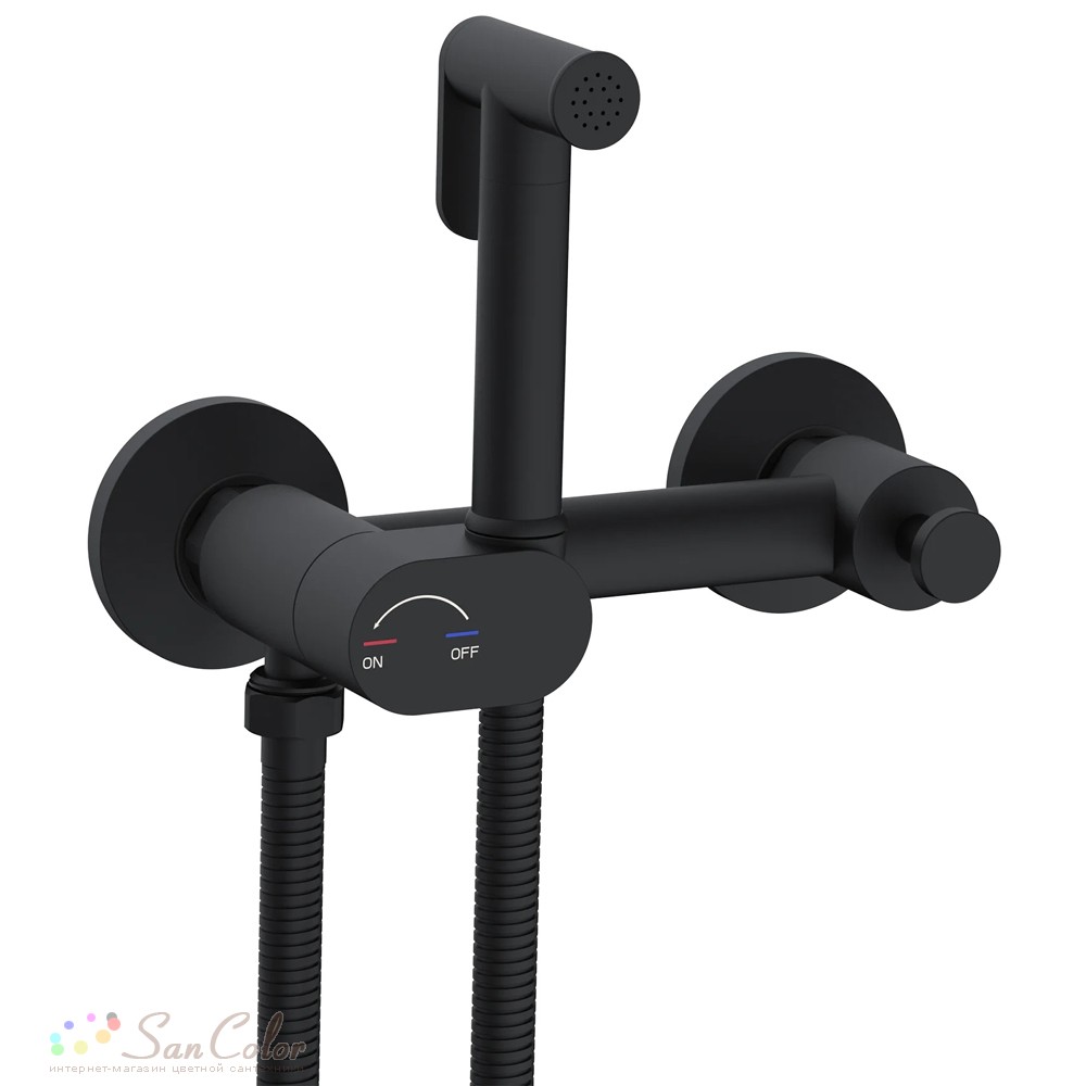 Смеситель с гигиеническим душем WeltWasser Higi R02 BL (артикул SC ...